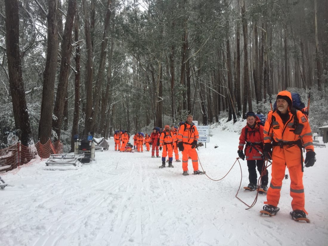Scouts prepared for snow camping – Mt Stirling Alpine Resort